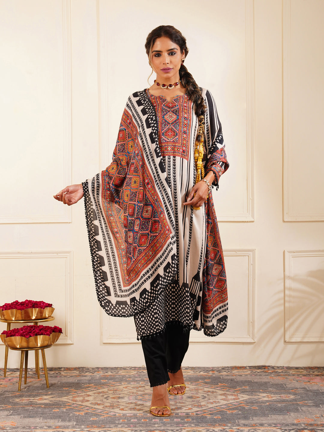 Ajrak Suit – Begum Shop